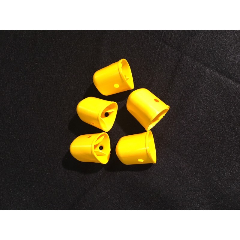 Y Post Caps - bag of 20 - 155 - Safety yellow caps for tops of...
